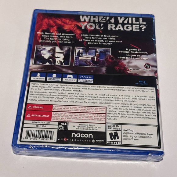 Sony | Video Games & Consoles | Werewolf The Apocalypse Earthblood Sony ...